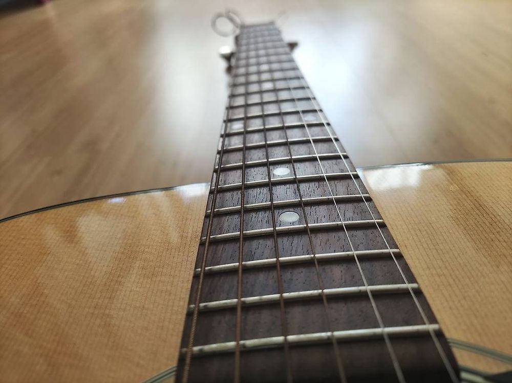 Gitarre Aria Dreadnaught mit viel Zubehör - Top Zustand (Gebraucht) in ...