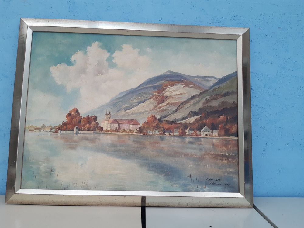 Sammlung Ausverkauf! Gemälde Landschaft signiert und datiert | Kaufen auf Ricardo