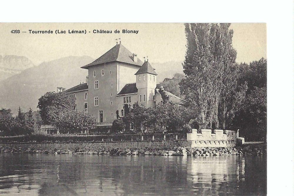 TOURRONDE Lac Léman, Lugrin, Château de Blonay, près Evian (Gebraucht ...