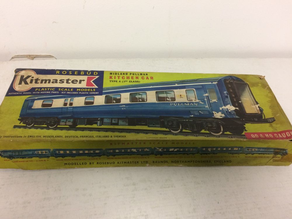 defective PLASTIC MODEL KIT H0 gauge MIDLAND PULLMAN KITCHEN (Defekt ...