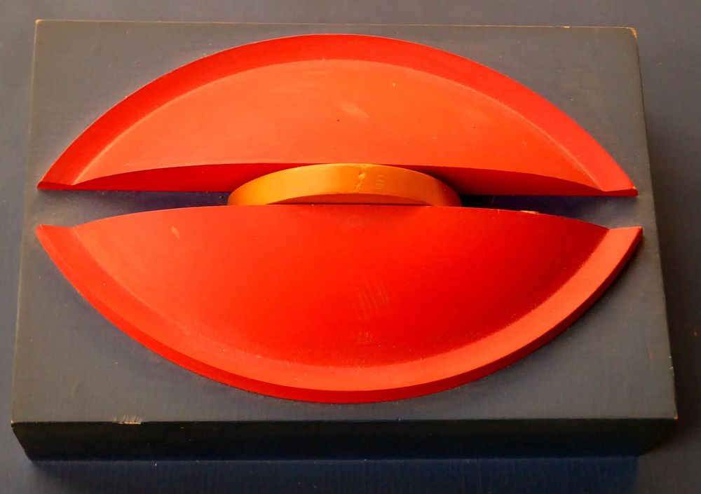 wunderschöne orig. MAX MARTI Skulptur Gemälde Plastik 70ies (Gebraucht ...