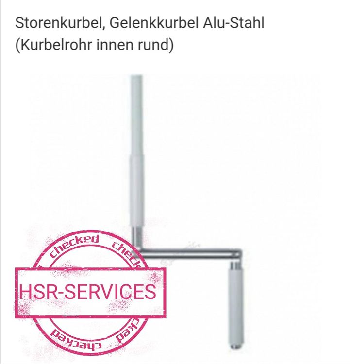 5 Stk.Kurbeln / Gelenkkurbeln für Storen und Rolladen (Neu und originalverpackt) in Rapperswil ...