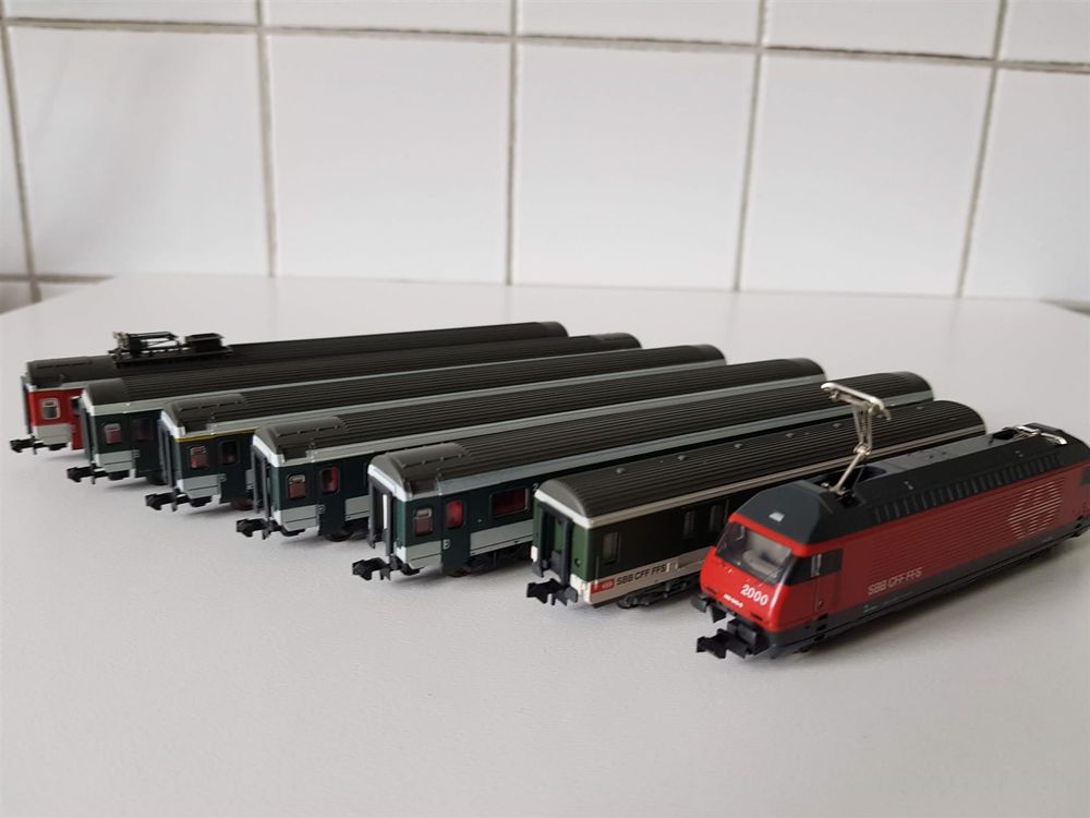 7-teiliger SBB Schnellzug, Schnittstelle (Gebraucht) in Seuzach für CHF 249 – mit Lieferung auf ...