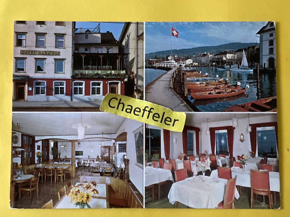 Werbekarte Hotel Bahnhof- zum „Bahnhöfli“ 9400 Rorschach | Kaufen auf ...