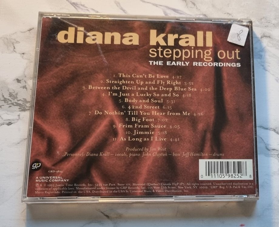 cd DIANA KRALL - Stepping Out - 1993 | Kaufen auf Ricardo