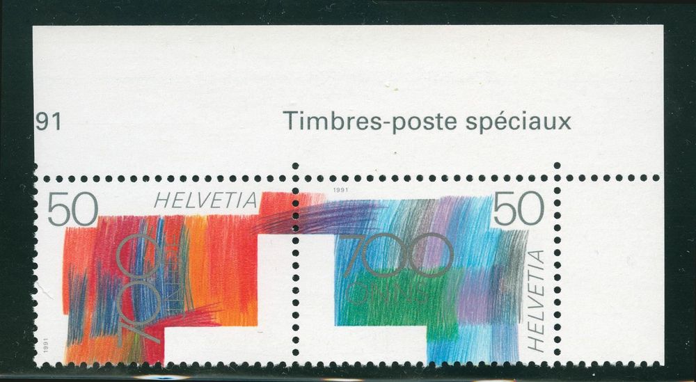 KZS Paar **: Z91, 700 J. Eidgenossenschaft, 1991 | Kaufen auf Ricardo