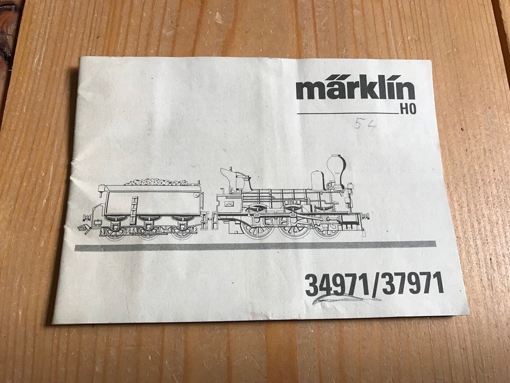 märklin 34971, 37971, bedienungsanleitung | Kaufen auf Ricardo