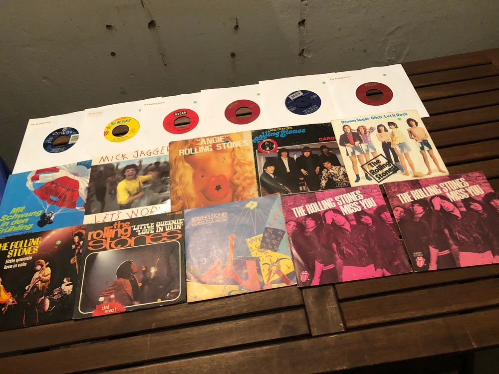 ROLLING STONES 16 grosse Singles Sammlung 7" 60's - 80's !! | Kaufen ...