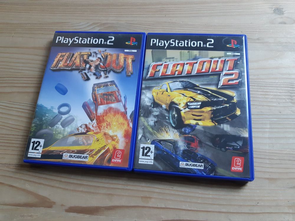 Flatout 1 + Flatout 2 / 2 PS2 Games (Gebraucht) in Welschenrohr für CHF 29 – mit Lieferung auf ...