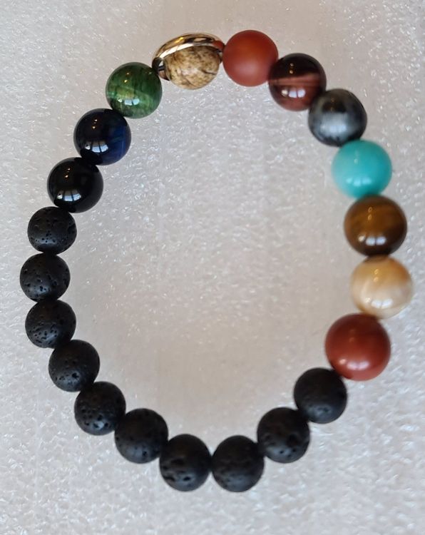 Solar System Planeten Armband aus Stein | Kaufen auf Ricardo