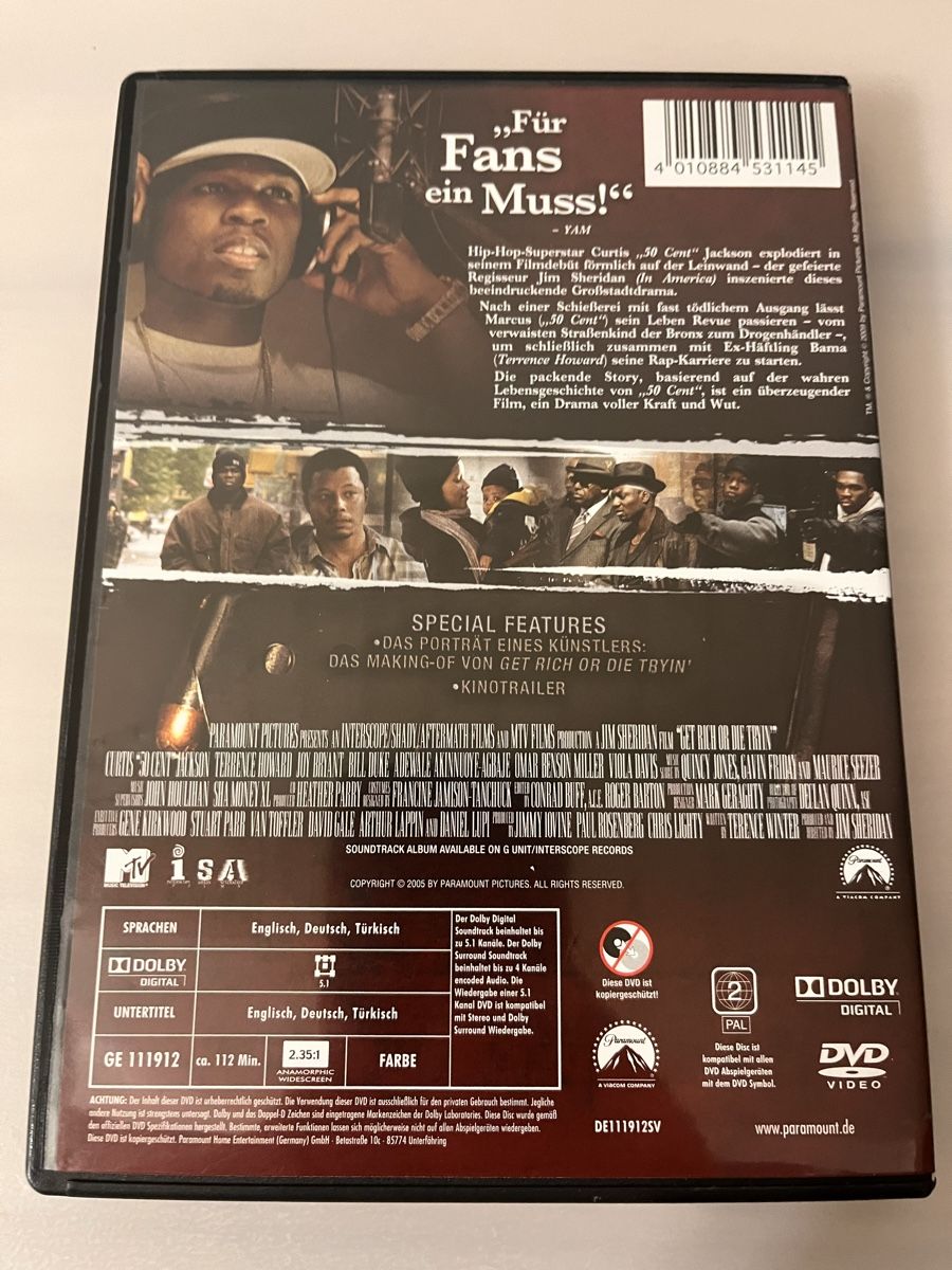 Get Rich or Die Tryin’ – DVD (50 Cent) (Gebraucht) in Widnau für CHF 5 ...