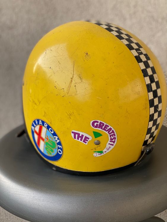 Cooler Vintage Jet Helm mit Stickern tolle Deco (Gebraucht) in Bülach ...