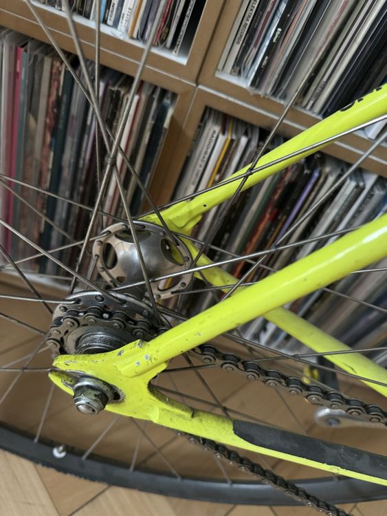Pinarello Bahnrad, Fixie, Top Zustand, gelb, super leicht! (Gebraucht ...