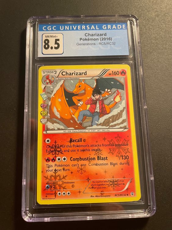Charizard XY Generations Radiant Collection CGC 8.5 RC5/RC32 | Kaufen ...