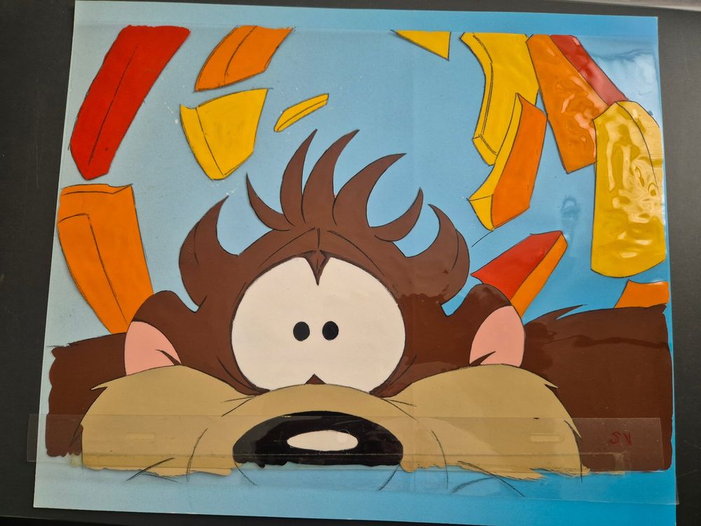 Tasmanian devil animation cel TAZ cartoons Warner Bros (Gebraucht) in ...
