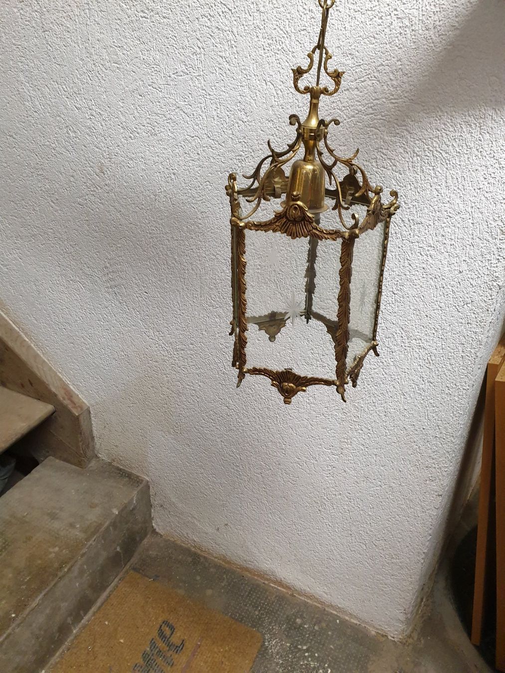 Alte Messing-Laterne / Hängelampe - Antik Stil - Top! (Gebraucht) in ...