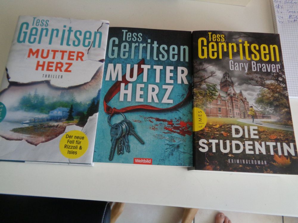 3 Bücher Tess Gerritsen | Kaufen auf Ricardo