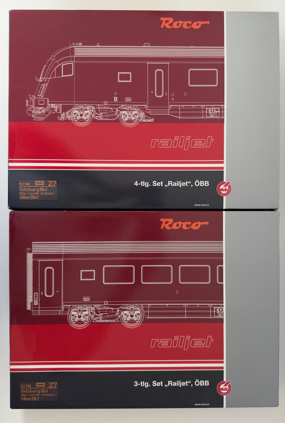 Roco 74083+74086 Set Railjet DC (D'occasion) à Romont FR pour CHF 800 ...