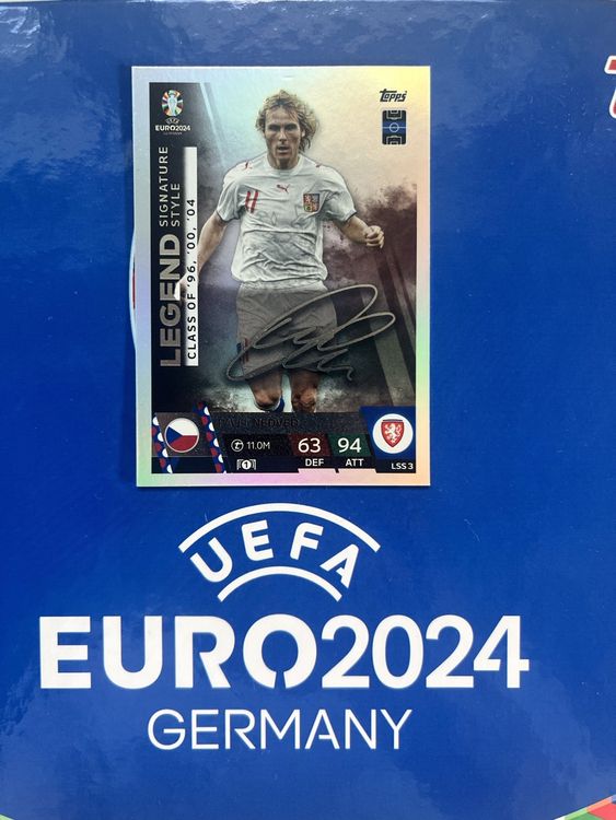 Topps EURO 2024 Match Attax LEGEND SIGNATURE PAVEL NEDVED | Kaufen auf ...