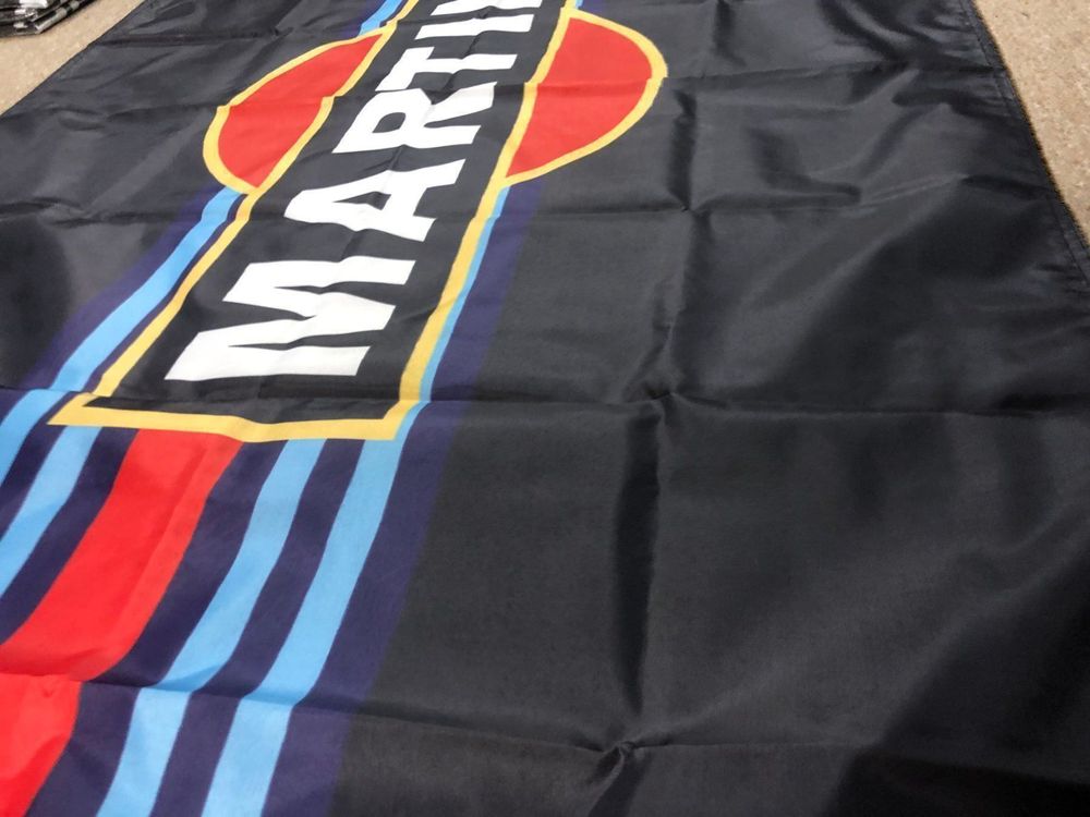 Martini Racing Fahne Flag Bianco Rosso Kult 80er Rennsport | Kaufen auf ...