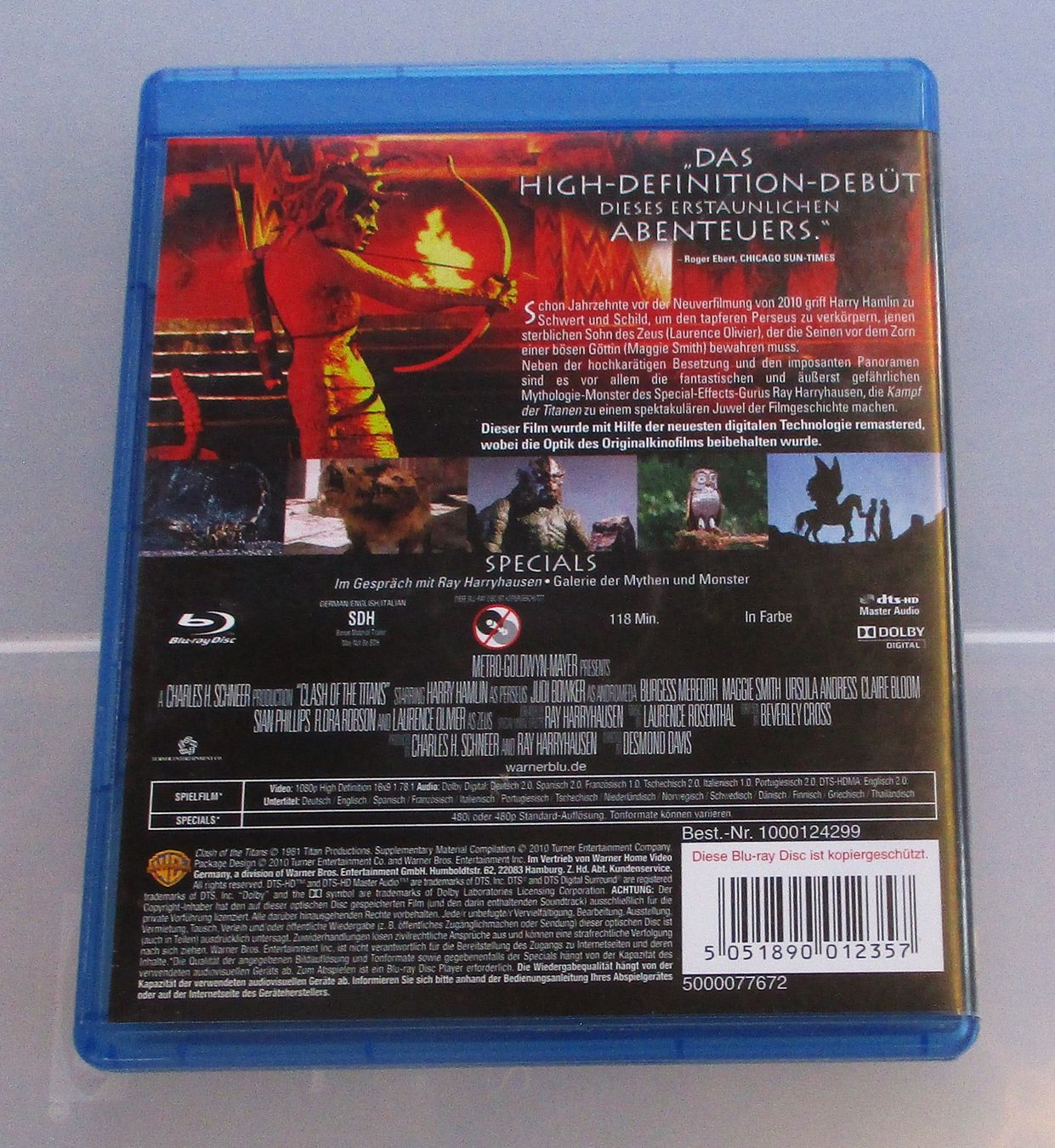 KAMPF DER TITANEN - Ursula Andress 1981 Blu-ray (Gebraucht) in Lichtensteig für CHF 4 – mit ...