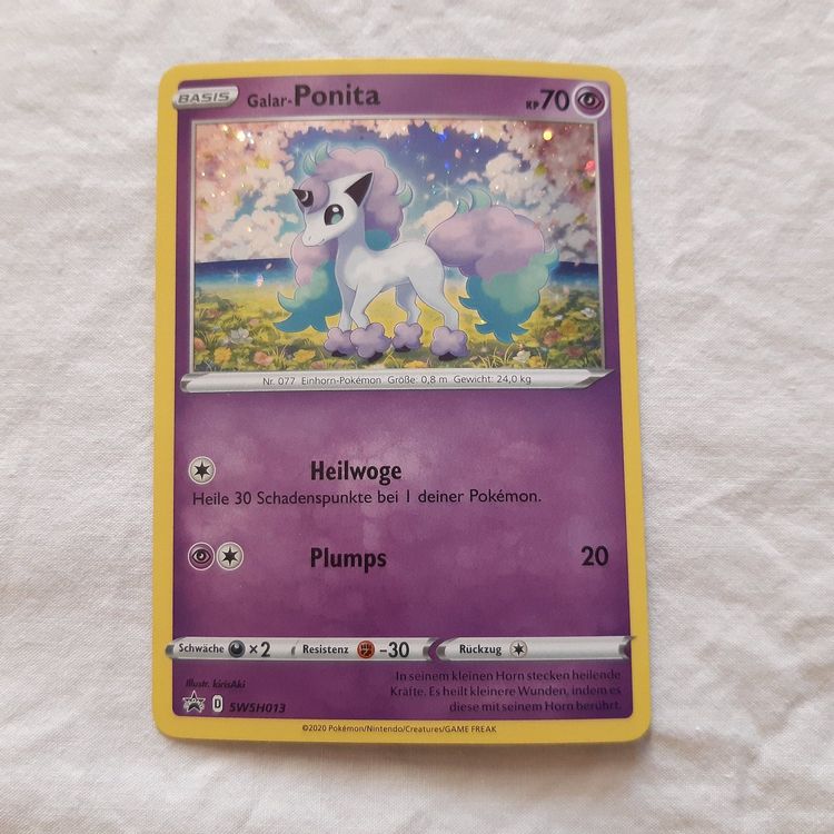 Promo Pokemonkarte Galar-Ponita | Kaufen auf Ricardo