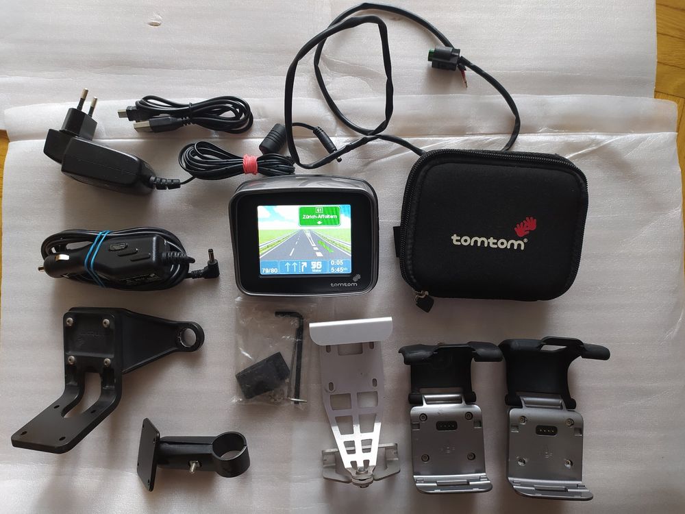 TomTom Rider 1 + diverse Zubehör ! (Gebraucht) in Dietikon für CHF 65 – mit Lieferung auf ...