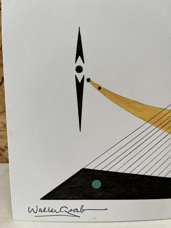 Gouache / Mischtechnik von Walter Grab (Gebraucht) in Gelterfingen für ...