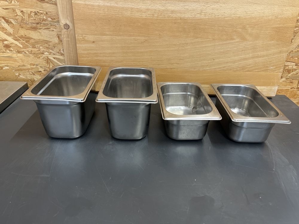 4 x 1/4 Gastronorm Behälter 2 xRieber 15cm,2x Franke 10 cm (Gebraucht ...