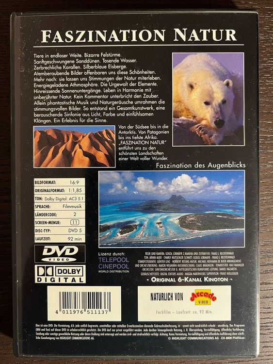 Faszination Natur - Die schönsten Landschaften der Erde (Gebraucht) in Zürich für CHF 6.9 – mit ...