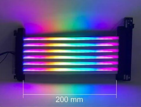 Cabo Riser GPU Azza RGB PCI- e 3.0 x16 180° (ACAZ-20R-I ) | Kaufen auf ...