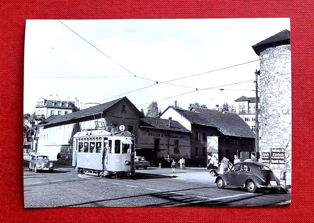 Schaffhausen - Bahnhofstrasse - Kohler Holzhdlg - Tram 1960 (Gebraucht) in Rothrist für CHF 25 ...