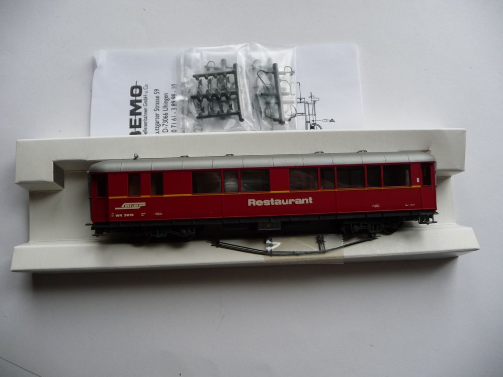 (KOPIE) Bemo Restaurantwagen RhB (Neu (gemäss Beschreibung)) in Birmensdorf ZH für CHF 35.9 ...