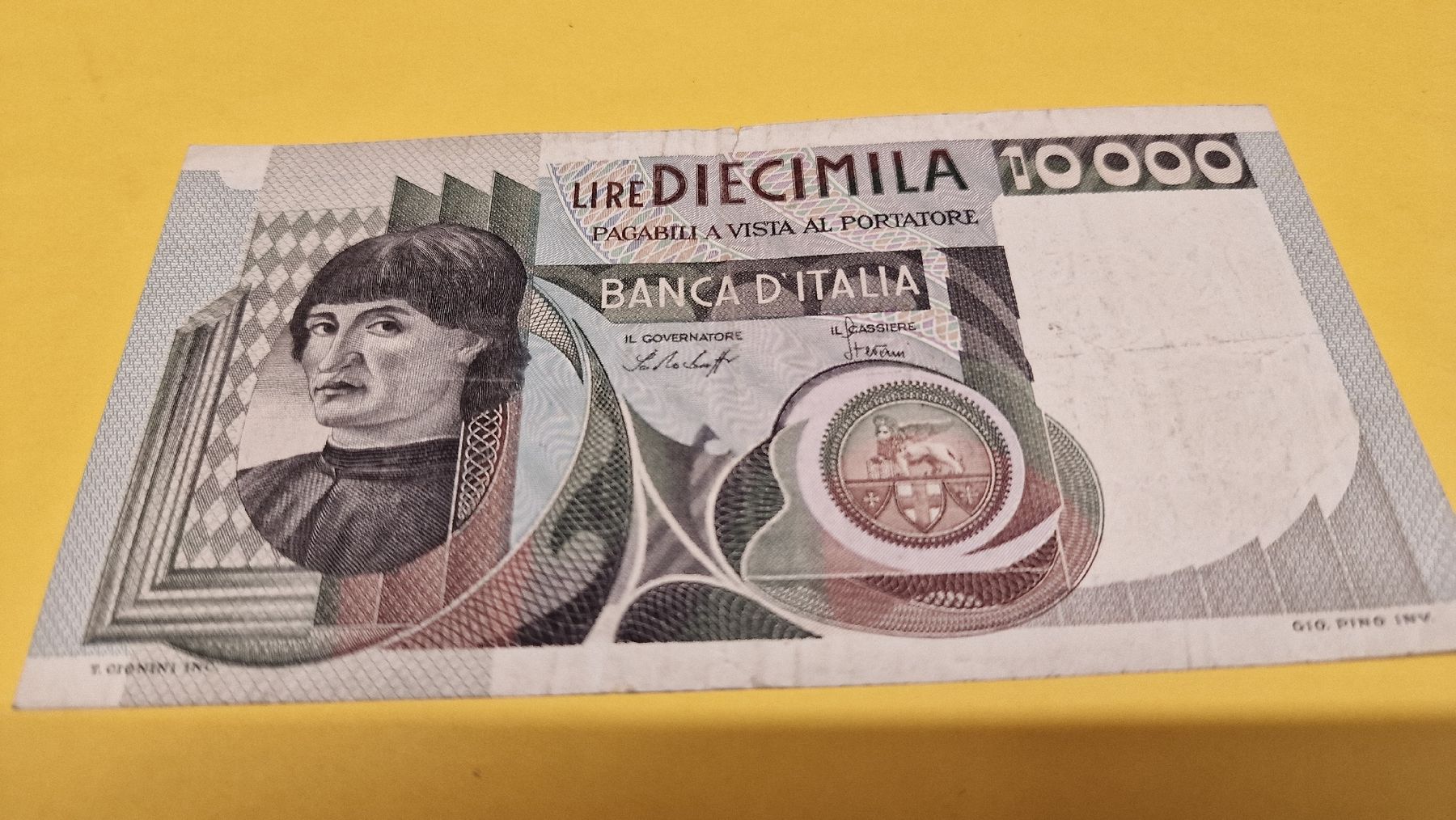 Italienische 10'000 Lire Banknote - Seltenes 1976 (Gebraucht) in ...