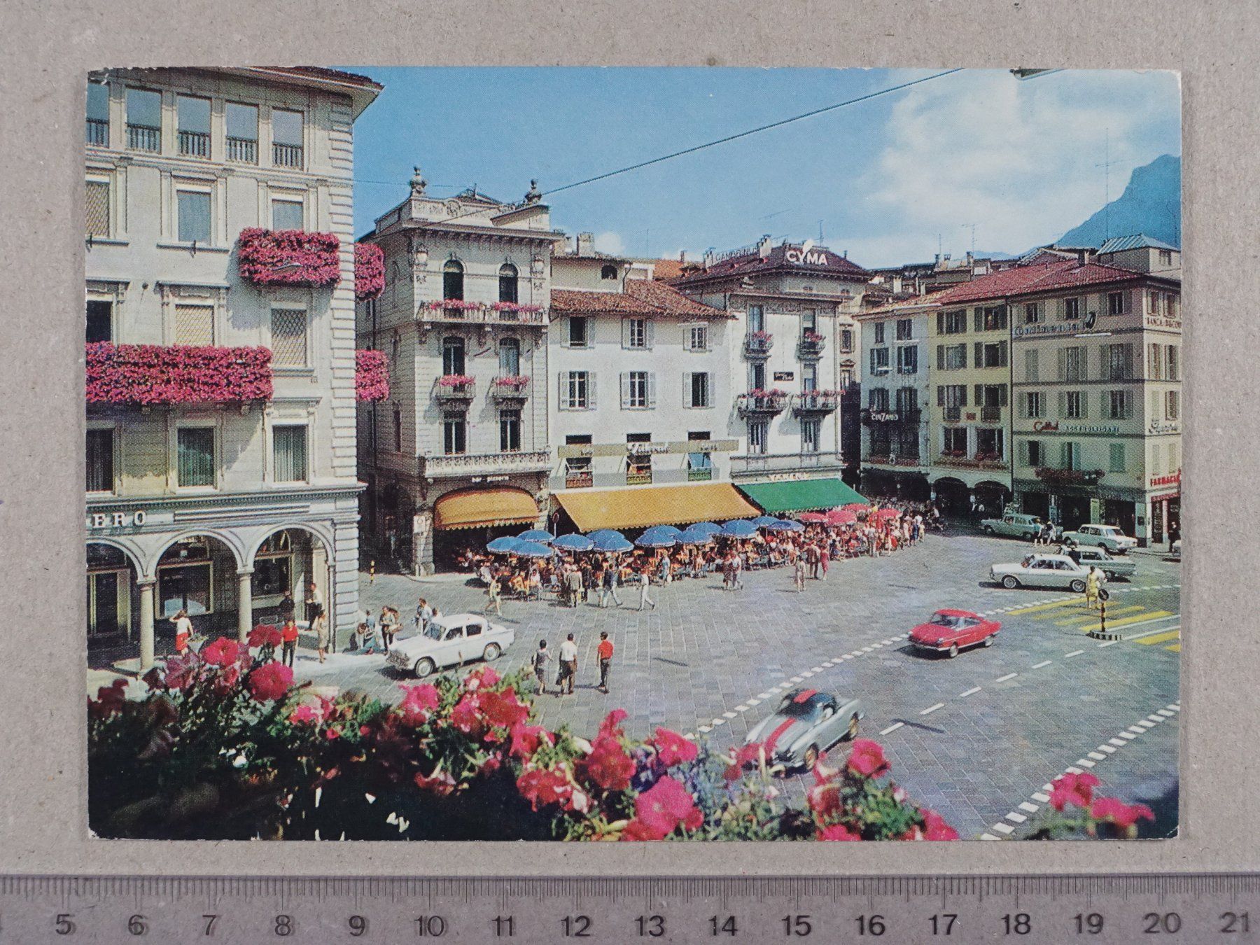Lugano, Piazza Riforma, Bar Tea Room Pizzeria FEDERALE, 1972 (Gebraucht ...