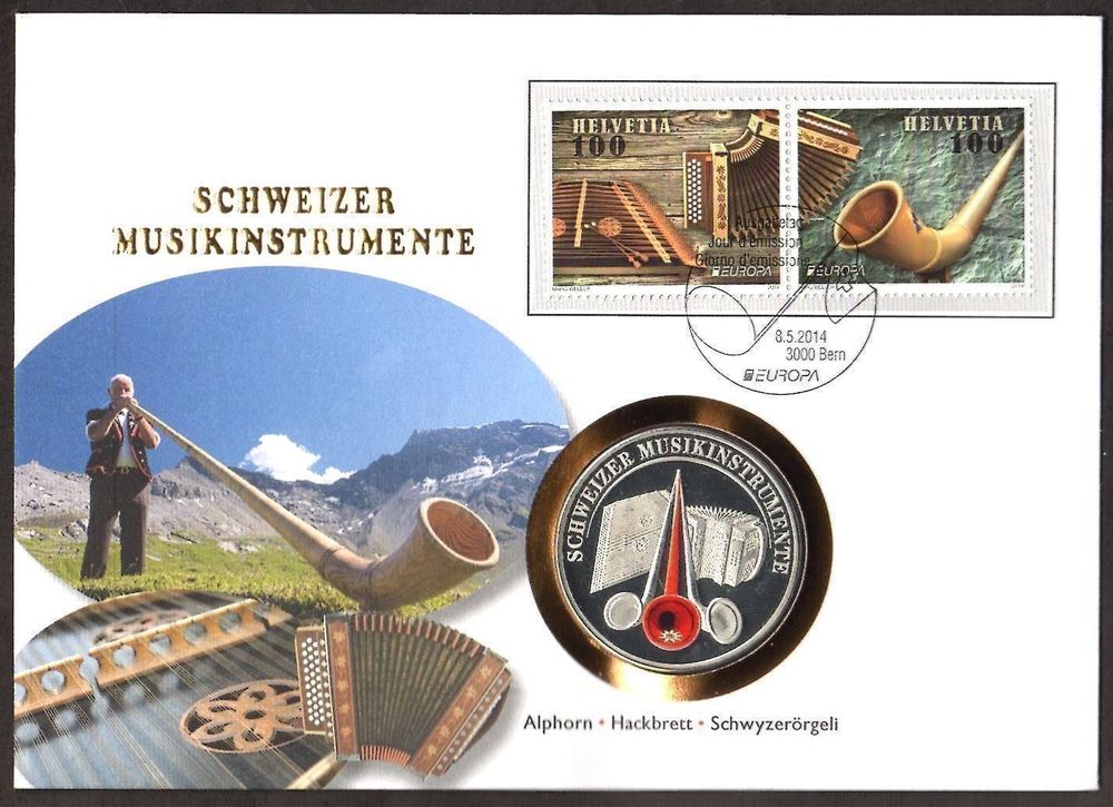 Numis, super Farbmedaille, Schweizer Musikinstrumente | Kaufen auf Ricardo