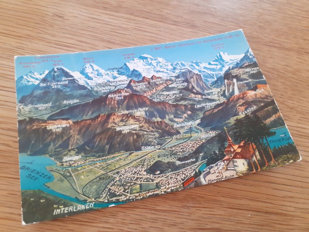 BERNER OBERLAND mit HARDERKULM - INTERLAKEN | Kaufen auf Ricardo