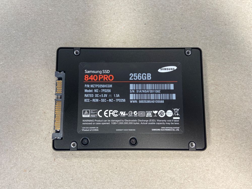 Samsung SSD 840 PRO 256GB | Kaufen auf Ricardo