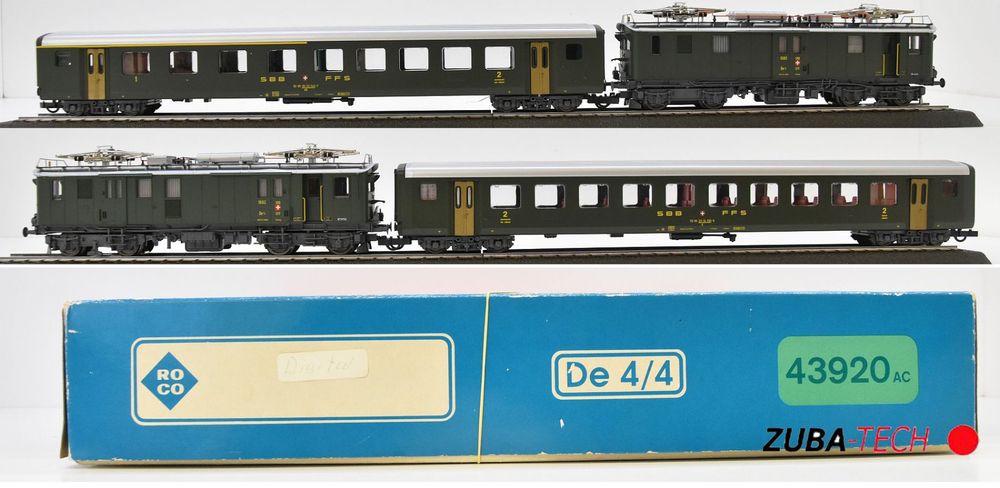 Roco 43920 Zug-Set 4tlg SBB H0 WS Digital mit OVP (Gebraucht) in St ...