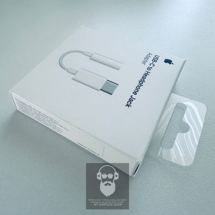 Original Apple Kopfhörer USB C zu 3.5mm Audio Adapter Kabel | Kaufen ...