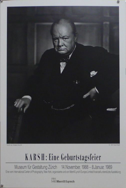 Plakat Ausstellung KARSH Eine Geburtstagsfeier | Kaufen auf Ricardo