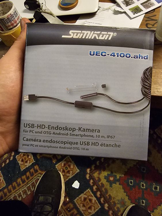 Sumikon USB Endoskop Kamera UEC-4100.ahd, 10m, wie Neu! (Q) (Neu (gemäss Beschreibung)) in ...