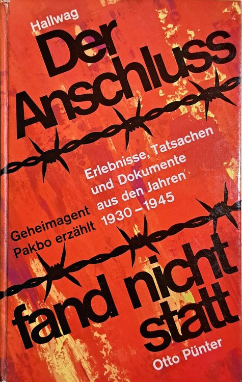 Der Anschluss fand nicht statt (Otto Pünter) (Gebraucht) in Gysenstein für CHF 9.5 – mit ...