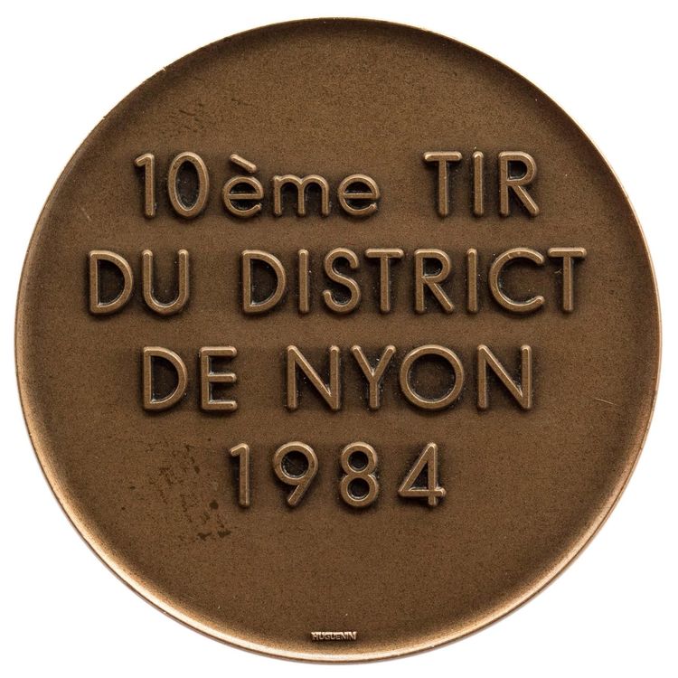 Medaille 1984 TIR DU DISTRICT DE NYON VD (Gebraucht) in Rotkreuz für ...