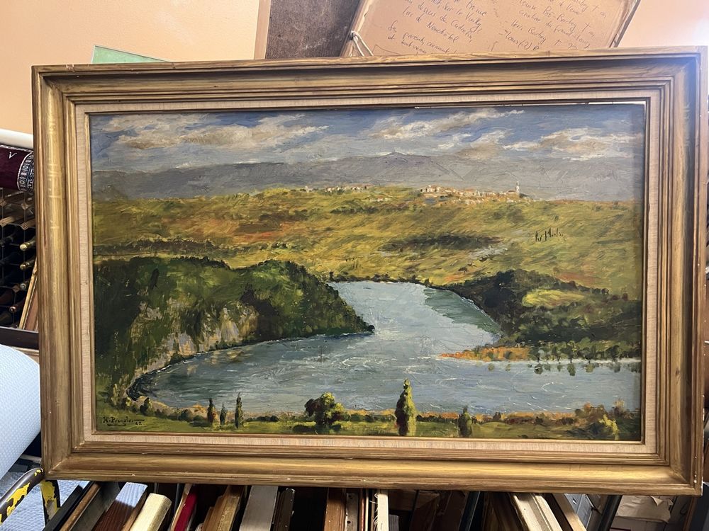 Huile sur panneau signée et datée 42 (D'occasion) à Genève pour CHF 300 ...