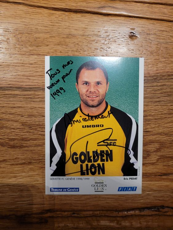 Autogrammkarte Eric Pedat / handsigniert (Neu (gemäss Beschreibung)) in ...