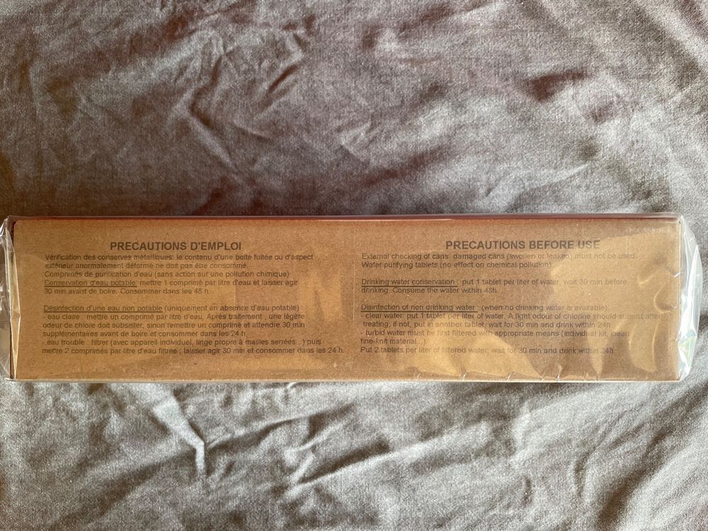 RCIR Menu 4 / NATO MRE / Ration de combat, armée française | Kaufen auf ...