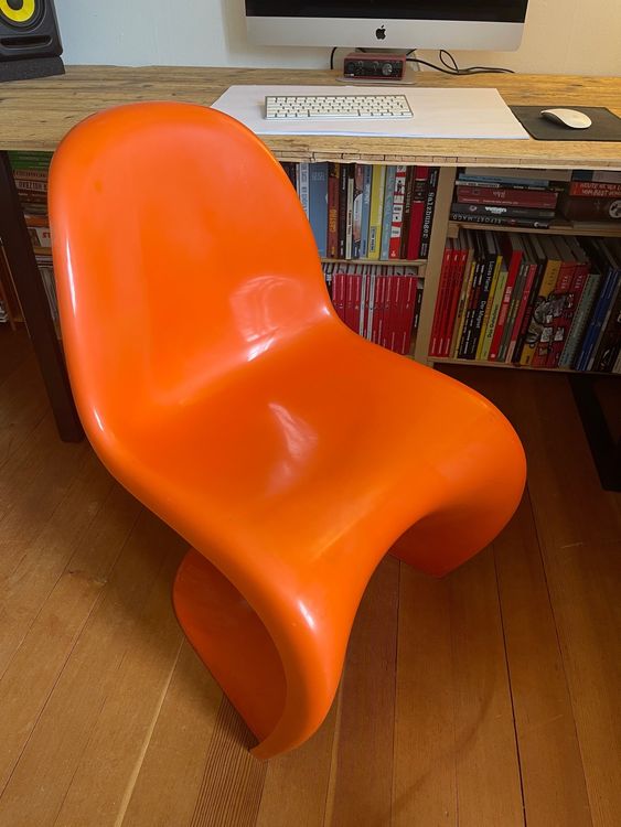 Designklassiker Panton Chair Orange Panton Miller 1971 | Kaufen auf Ricardo