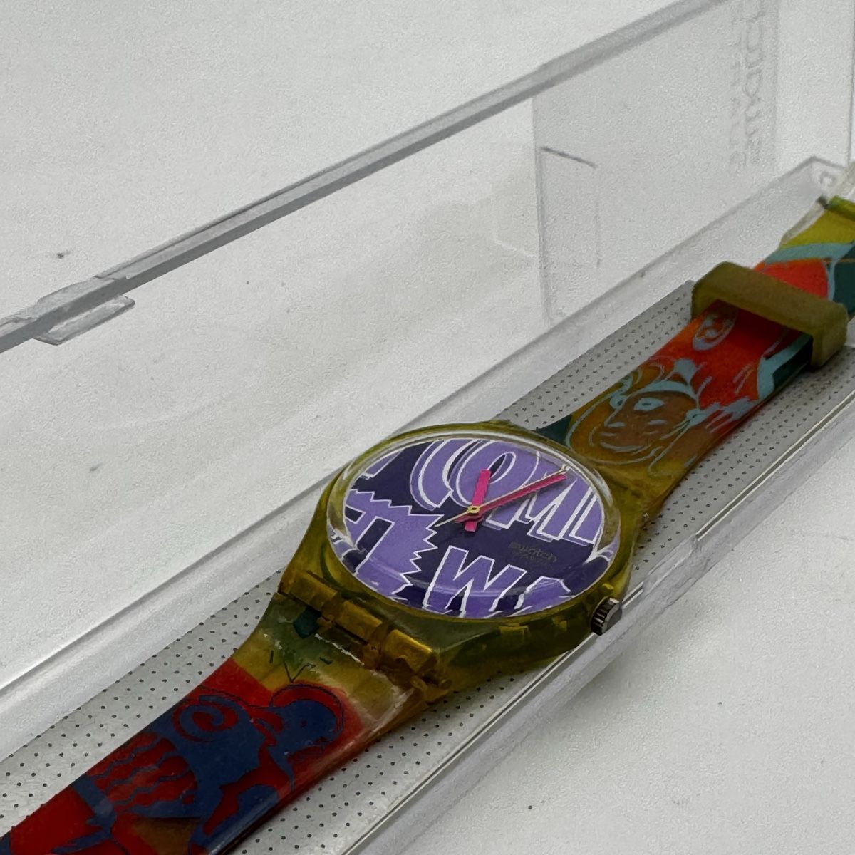 Swatch Vintage Uhr GJ103 „Comic Strip“ (1992) (Neu (gemäss Beschreibung ...