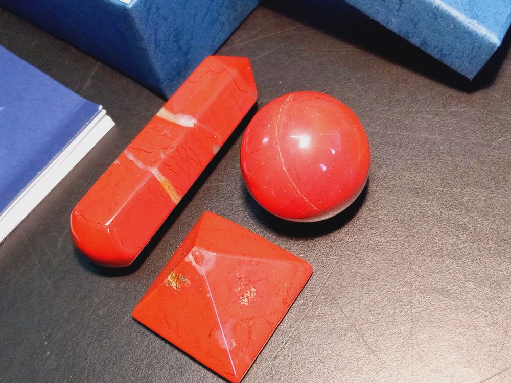 3x Swarovski Edelstein roter Jaspis - red Jasper im OVP (Neu (gemäss ...